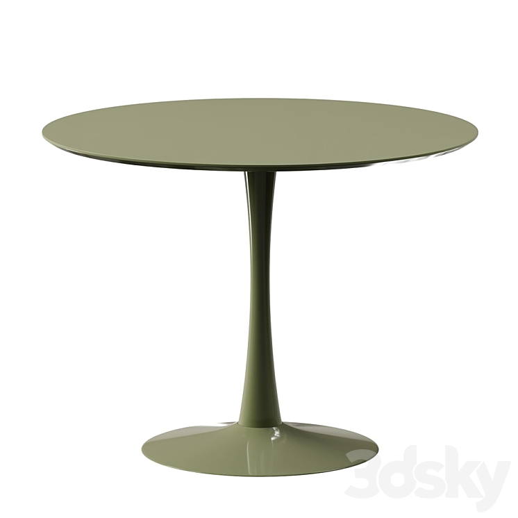 Jysk Ringsted Round Wooden Dining Table - Table - 3D model