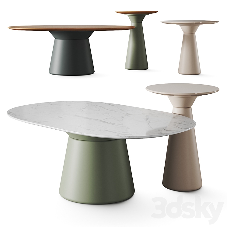 Inclass Essence Coffee Tables - Table - 3D model