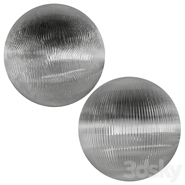 Decorative Glass Materials Set - Glass - 3D model