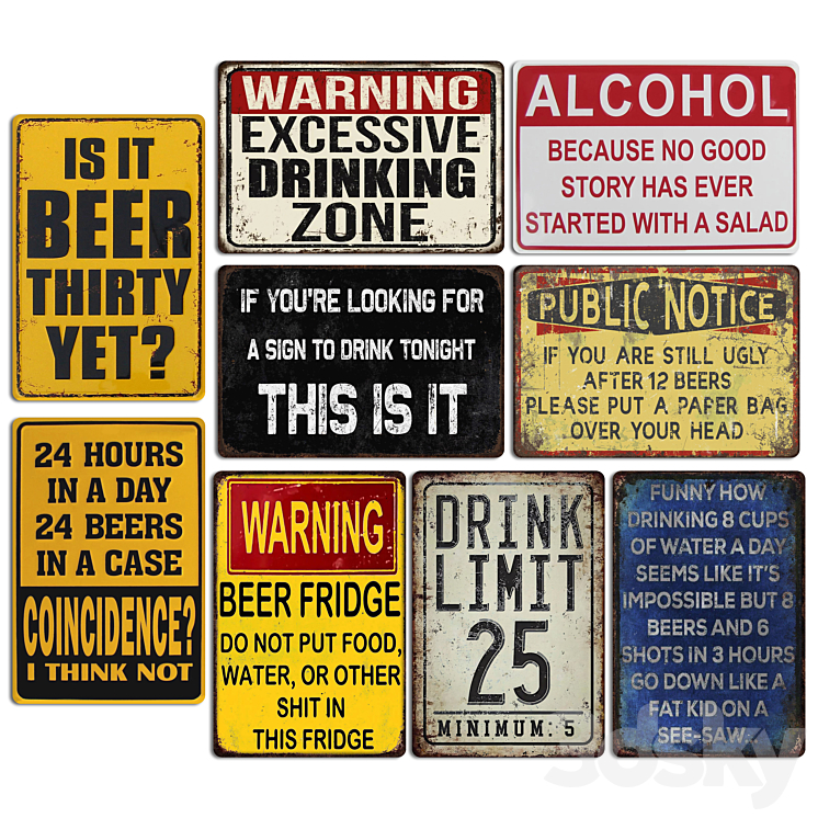 Metal Signs 101 - Frame - 3D model