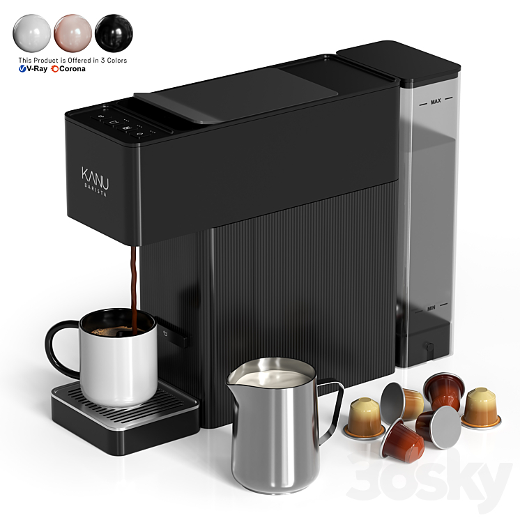 KANU BARISTA Espresso Machine - Kitchen appliance - 3D model