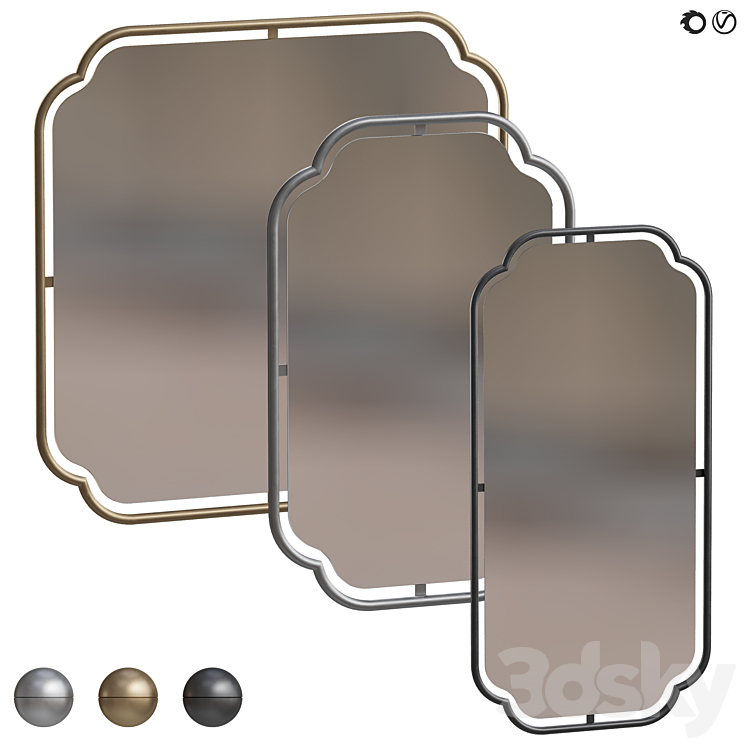 Floating Mirror - Mirror - 3D model