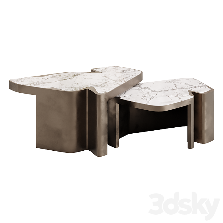Caldera Cocktail Table - Table - 3D model