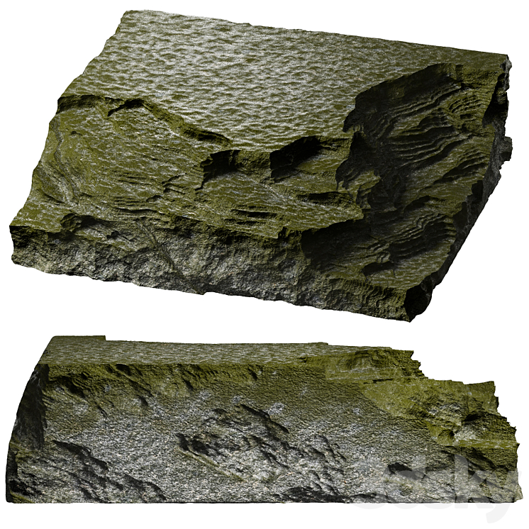 Stone slab - Miscellaneous - 3D model