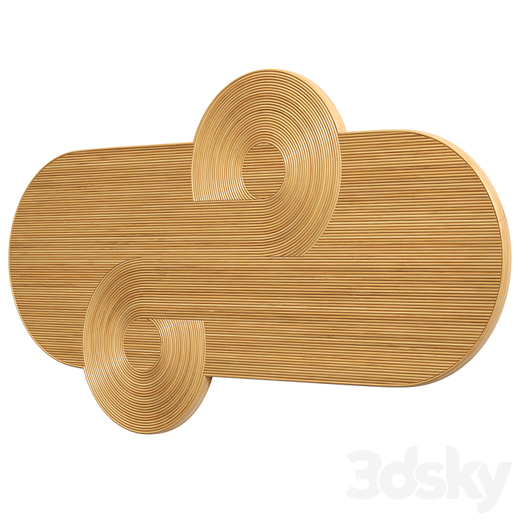 HKliving / Curl Wall Panel - Other decorative objects - 3D model