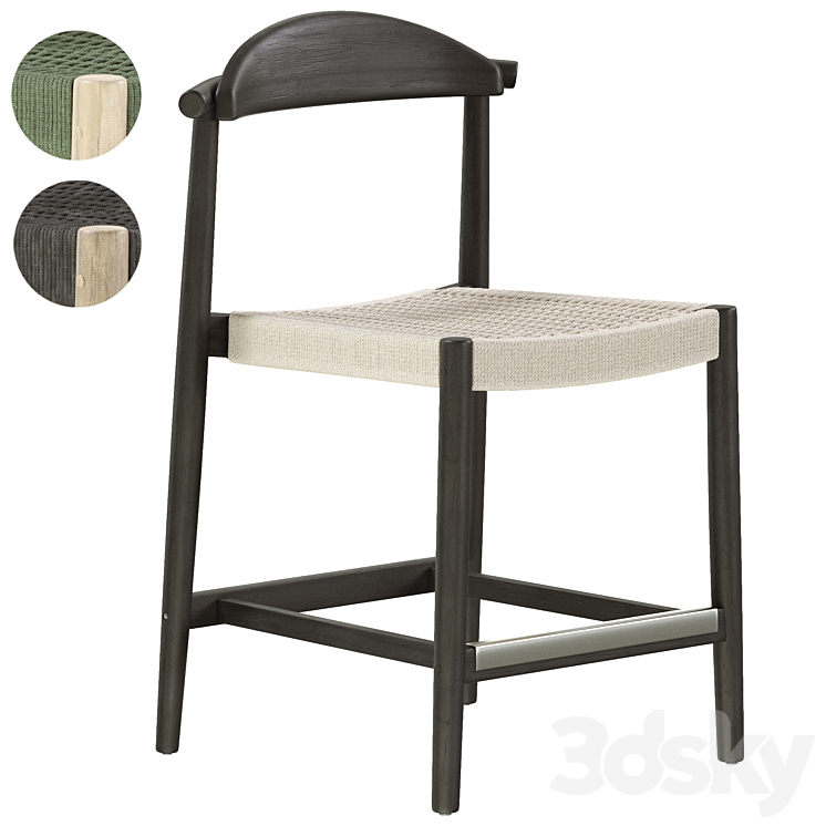 Nina bar chair - Chair - 3D model