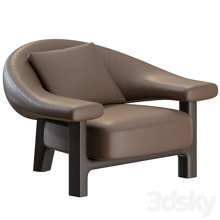 Owen Armchair by Poliform - Arm chair - 3D model