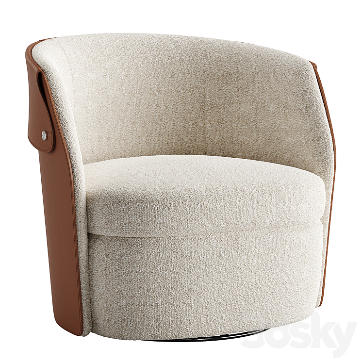 Flexform Armchair Ozzy - Arm chair - 3D model
