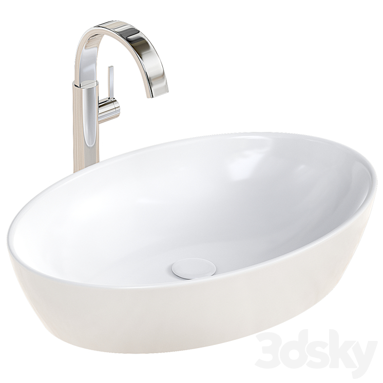 Villeroy & Boch Artis 41 x 61 cm 41986101 - Wash basin - 3D model