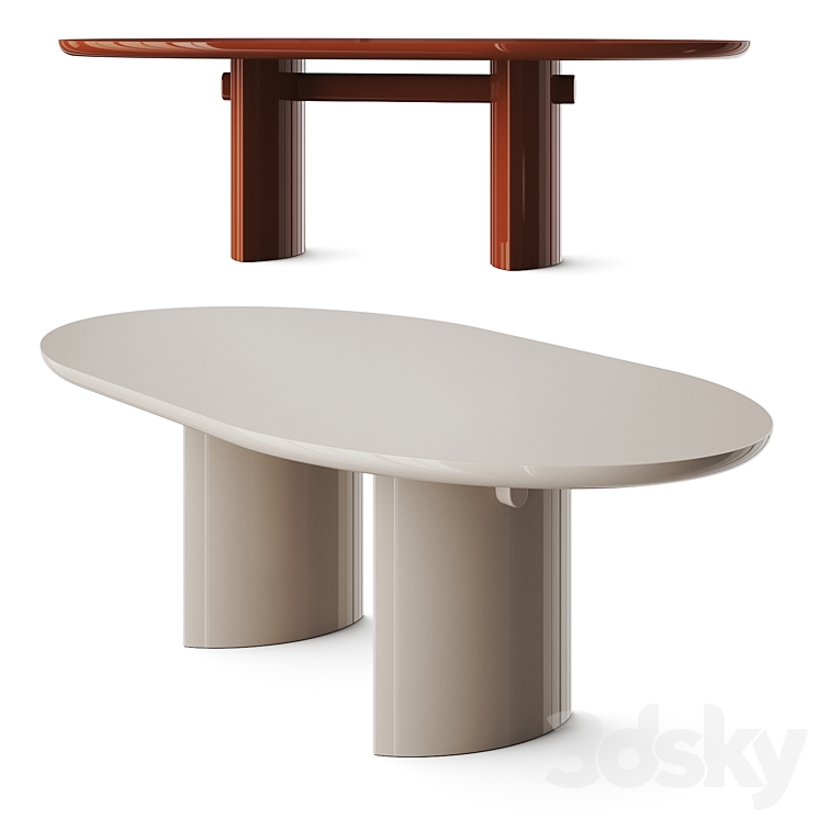 Tacchini Torii Love Table - Table - 3D model