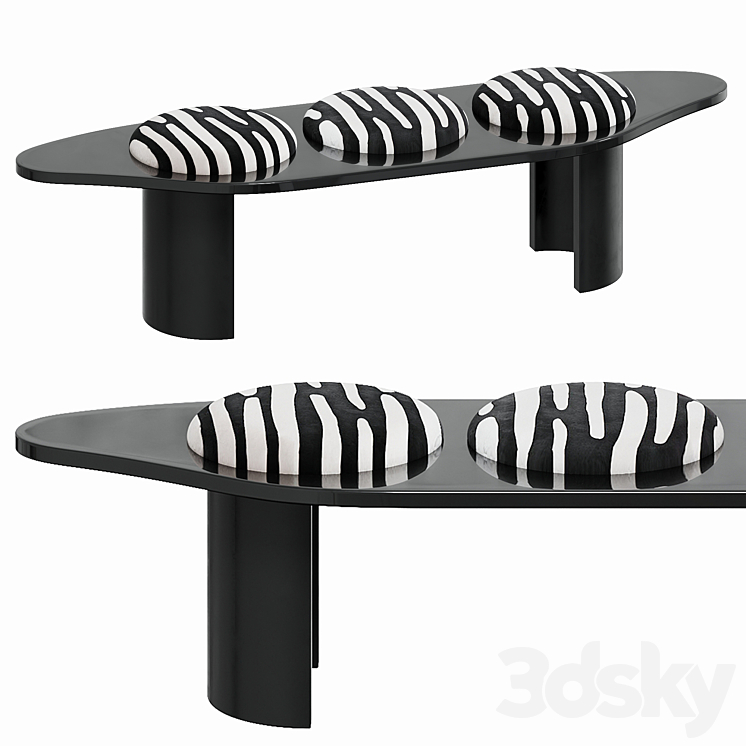 Bench Bench DALI - Other soft seating - 3D model