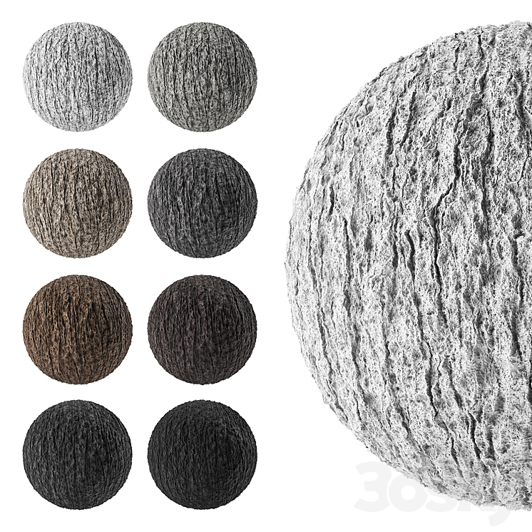 Stone Textures Set 023 - Stone - 3D model