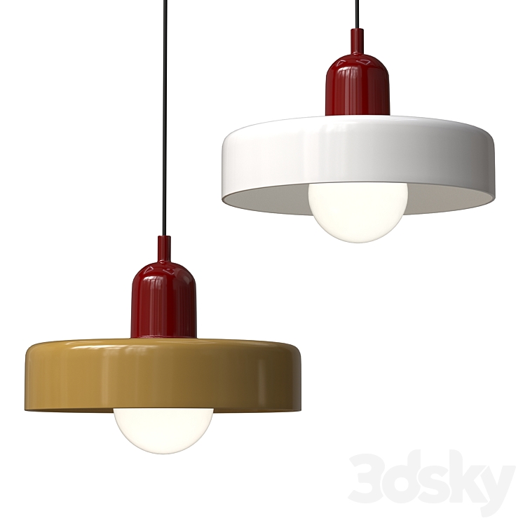 Disc Orb Pendant Light - Pendant light - 3D model