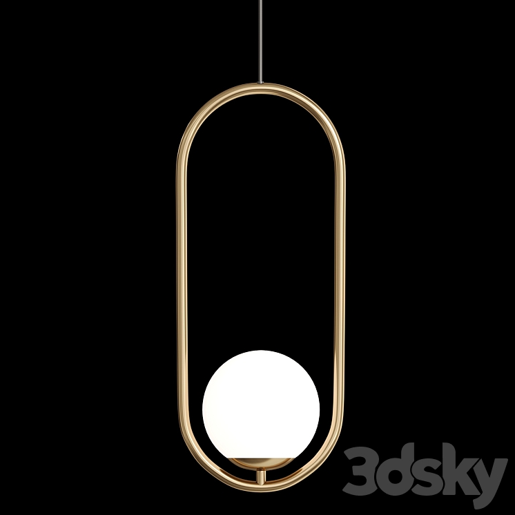 HOOP - Pendant light - 3D model