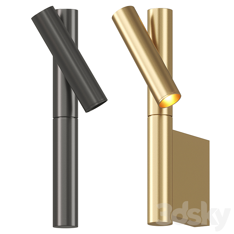 Wall lamp Utility - Wall light - 3D model