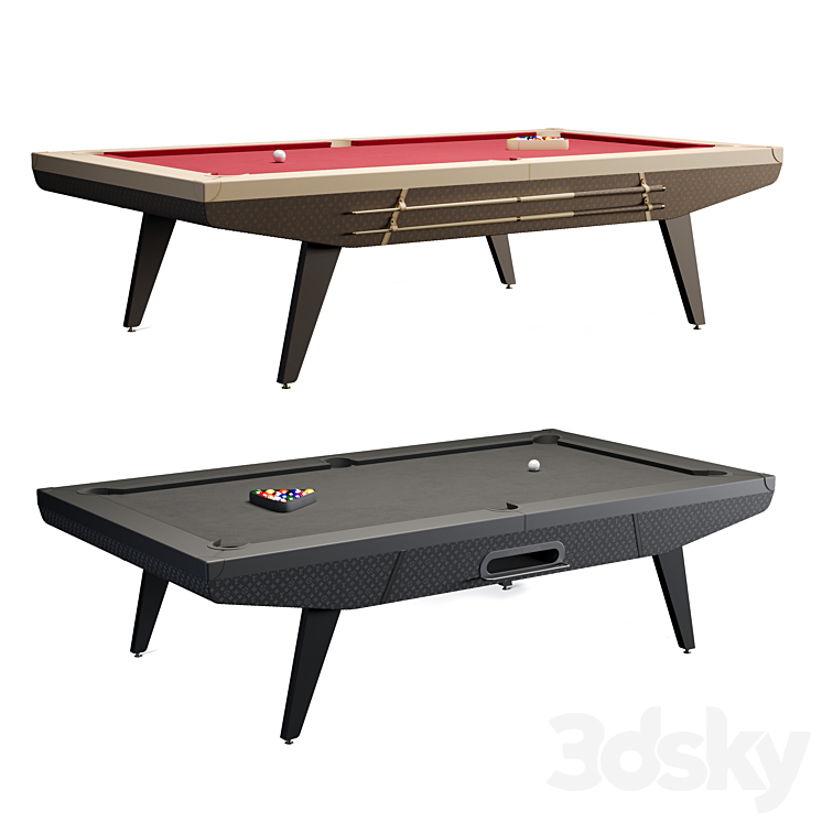 Louis Vuitton Billiard Monogram - Billiards - 3D model
