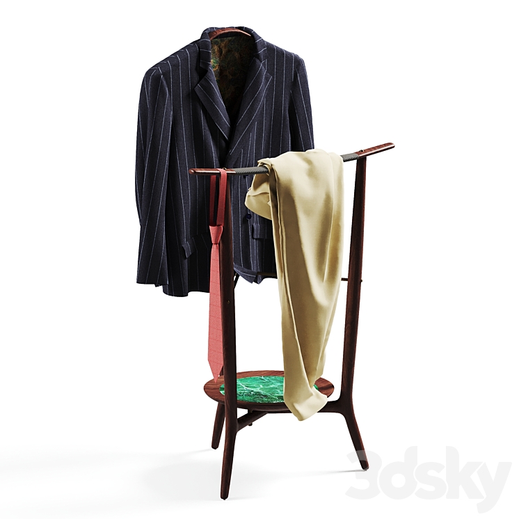 DUO Valet Stand - Сlothes and Footwear - 3D model