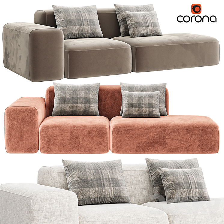 BOCA NAVI SOFA 4 - Sofa - 3D model