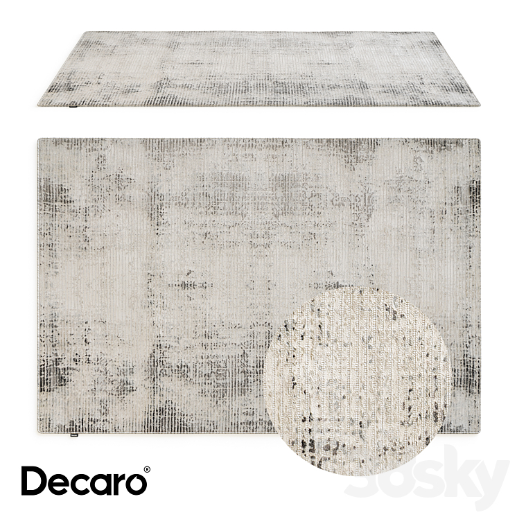 Carpet from art silk Decaro Rugs D110024 - Carpets - 3D model