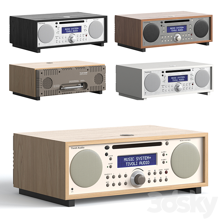 Stereo audio system Tivoli Music System BT - Audio tech - 3D model