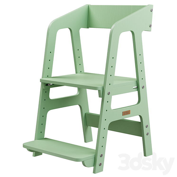Growing chair for children FORLIKE - Table + Chair - 3D model