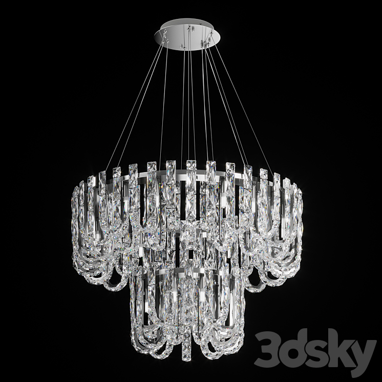 Modelux Crystal Chandeliers - Pendant light - 3D model