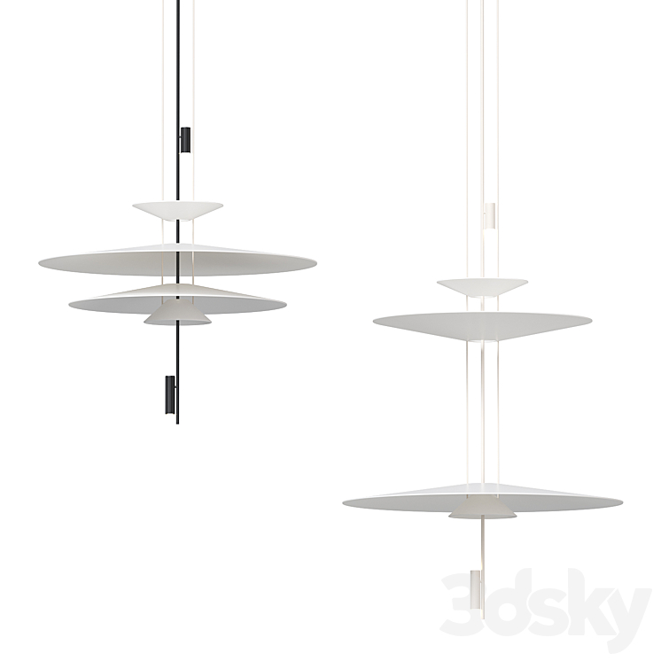 Vibia FLAMINGO Collection - Pendant light - 3D model
