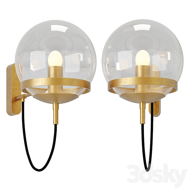 ORBIT WALL Wall light fixture - Wall light - 3D model