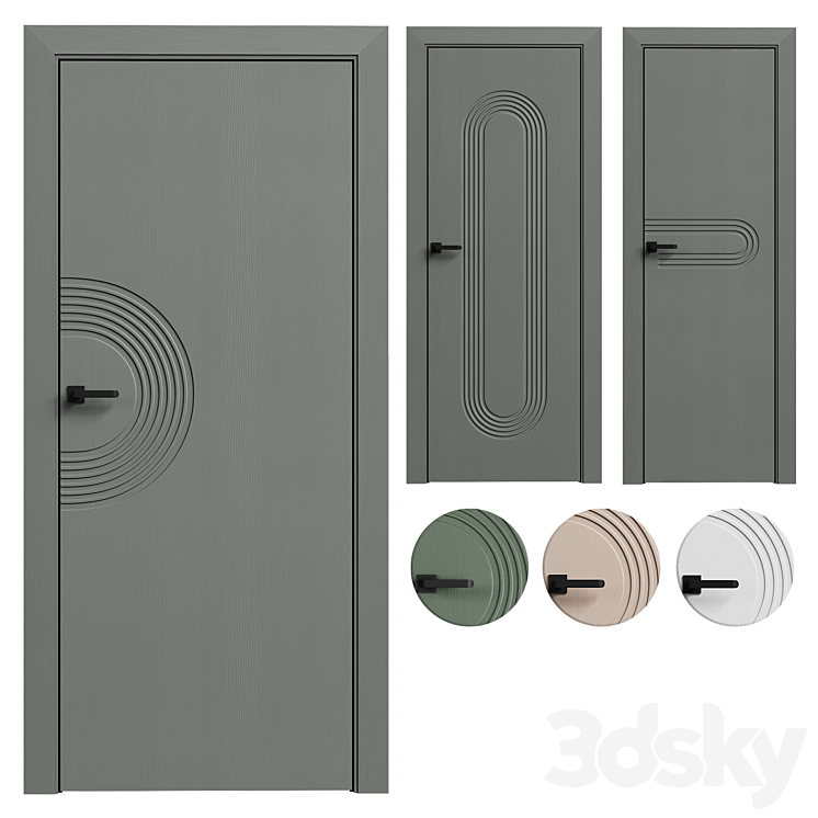 Interior doors PORTA ART DECO - Doors - 3D model