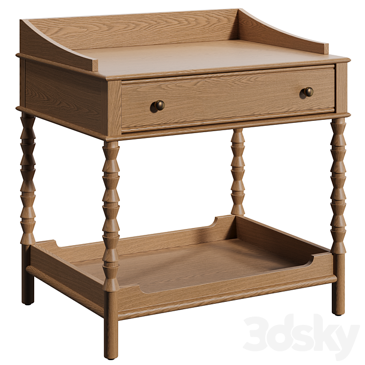 Topia Nightstand - Sideboard & Chest of drawer - 3D model