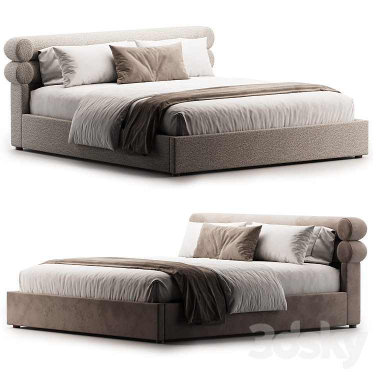 Lozko Chaori - Bed - 3D model