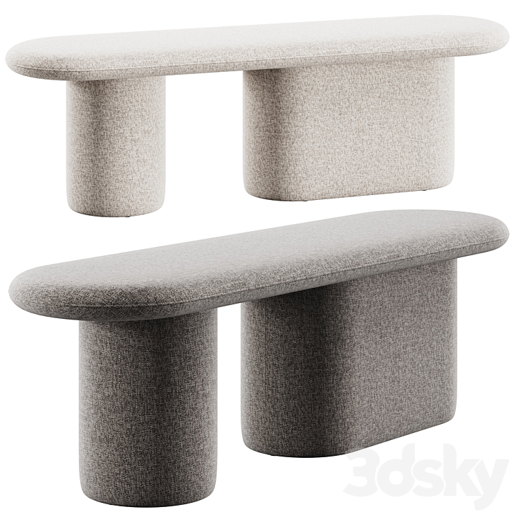 Bench Rull By noo.ma - Other soft seating - 3D model