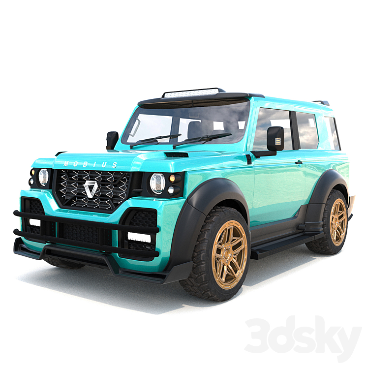 Mobius II Urban SUV (Corona Render) - Ground Transport - 3D model