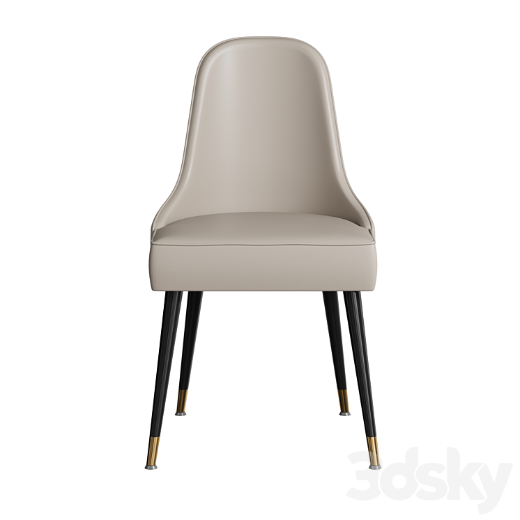 Modern Faux Leather Chairs - Chair - 3D model