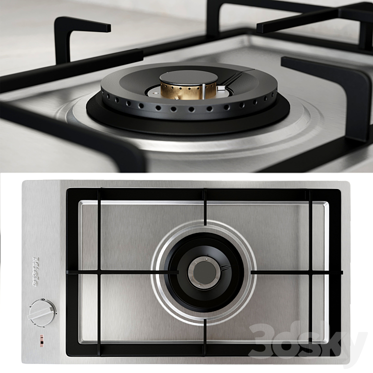 Miele CS 1011-1 G Gas Stove - Kitchen appliance - 3D model