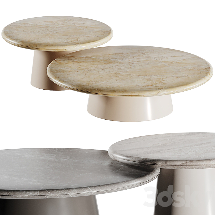 Meridiani Leon Coffee Tables - Table - 3D model