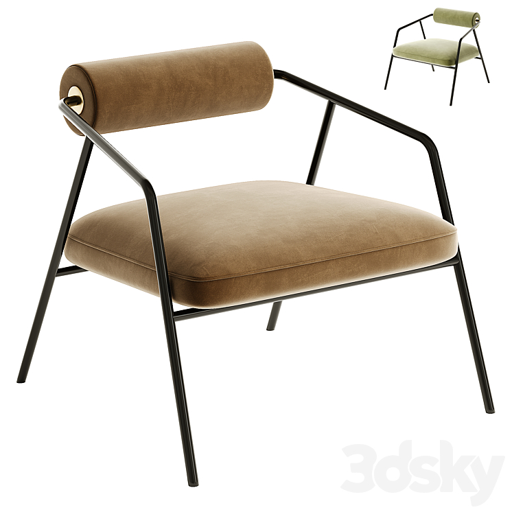 Cyrus Chair - Arm chair - 3D model