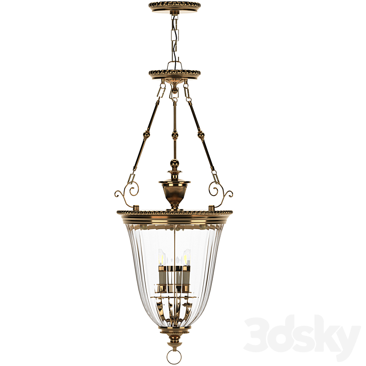 Hinkley Cambridge Pendant Light - Pendant light - 3D model