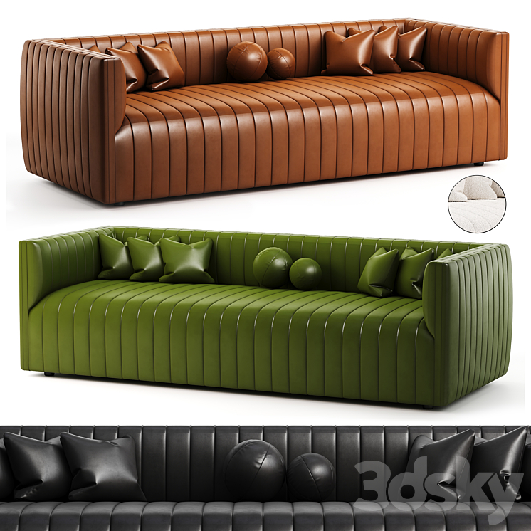 Grayson Augustine Sofa - Sofa - 3D model