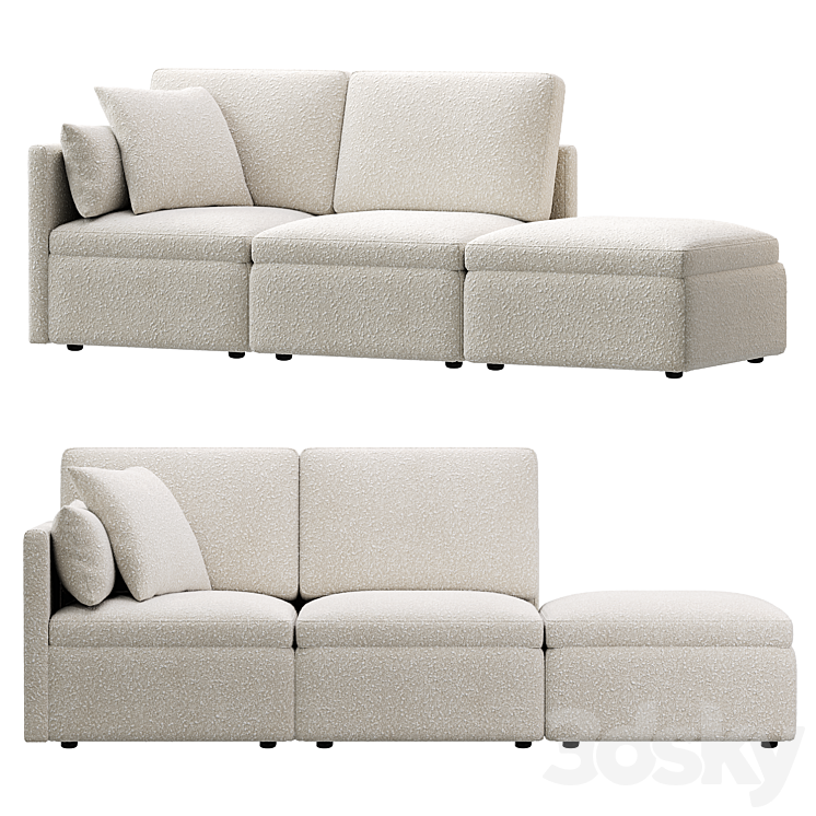 Flow modular sofa - Sofa - 3D model