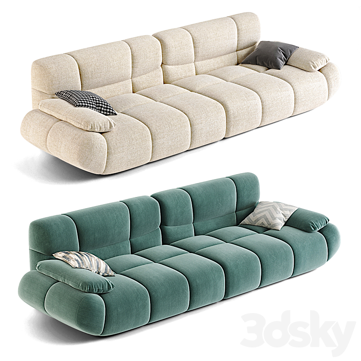 Simple Casual Creative Sofa - Sofa - 3D model
