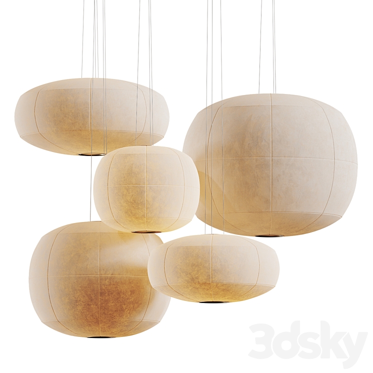 Rakumba Lighting Big Glow Pendant Lamp - Pendant light - 3D model