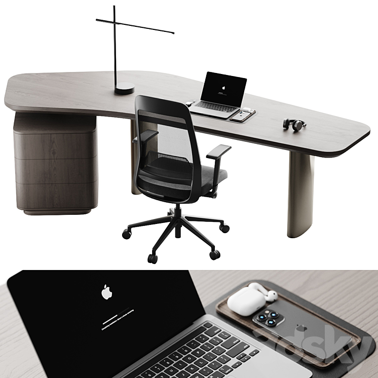 Poliform ADRIEN - Office furniture - 3D model