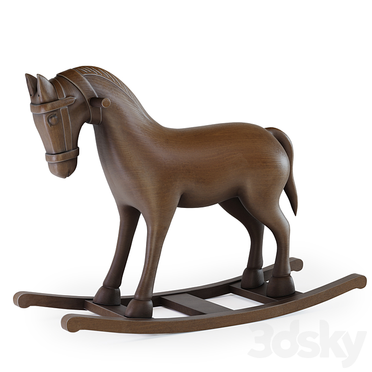 Rocking Horse Restoration Hardware - Toy - 3D model