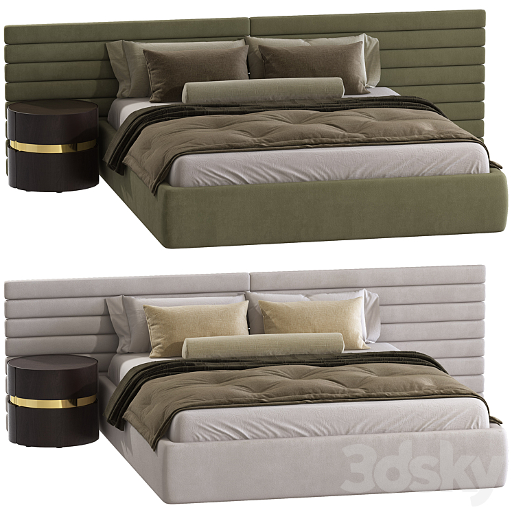 Pan Flute - Bed - 3D model