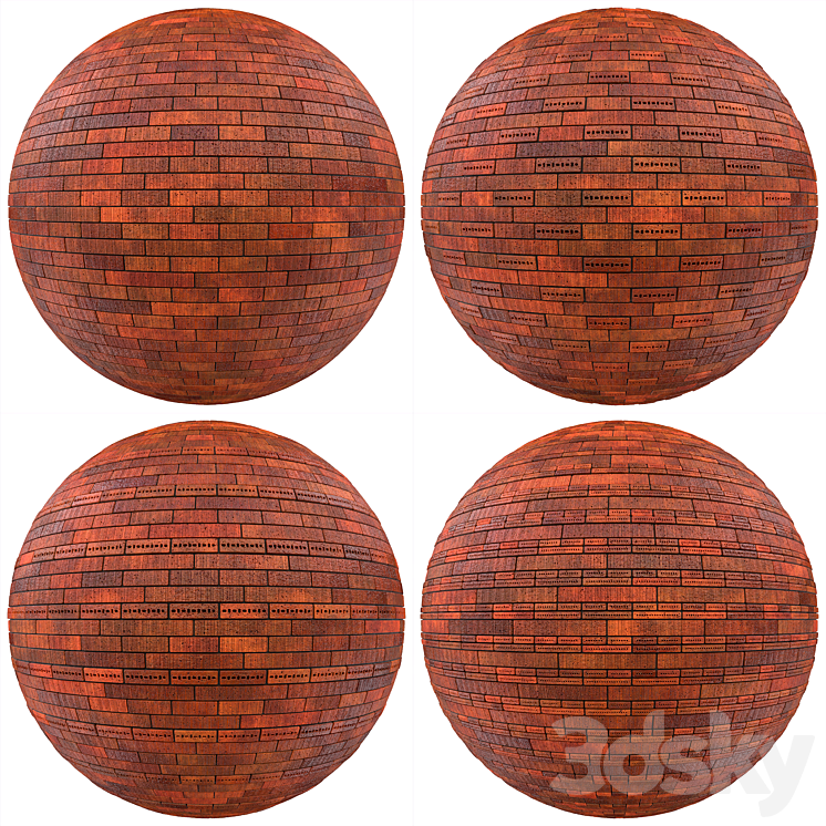 Brick 239 pbr 4k seamless - Brick - 3D model