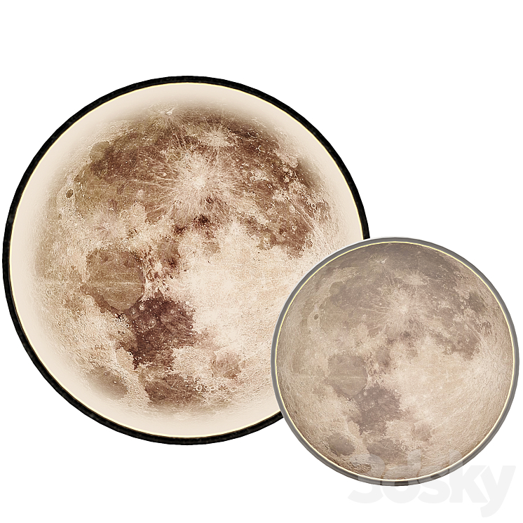 Cosmos Moon - Wall light - 3D model