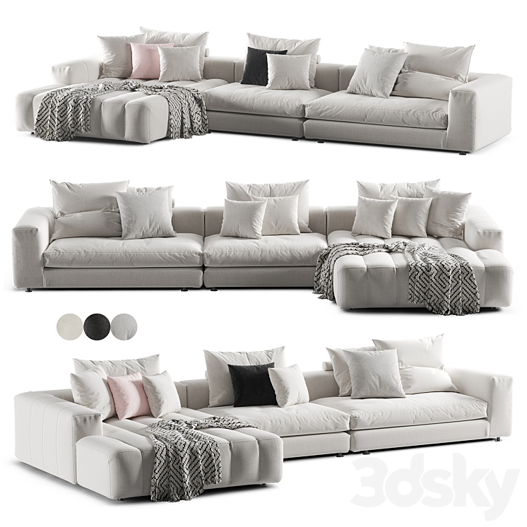 Designwerk Berry - Sofa - 3D model