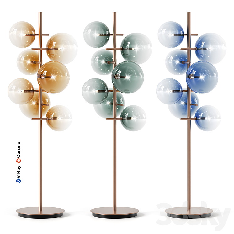 BOLLE Stelo Floor Lamp - Floor lamp - 3D model