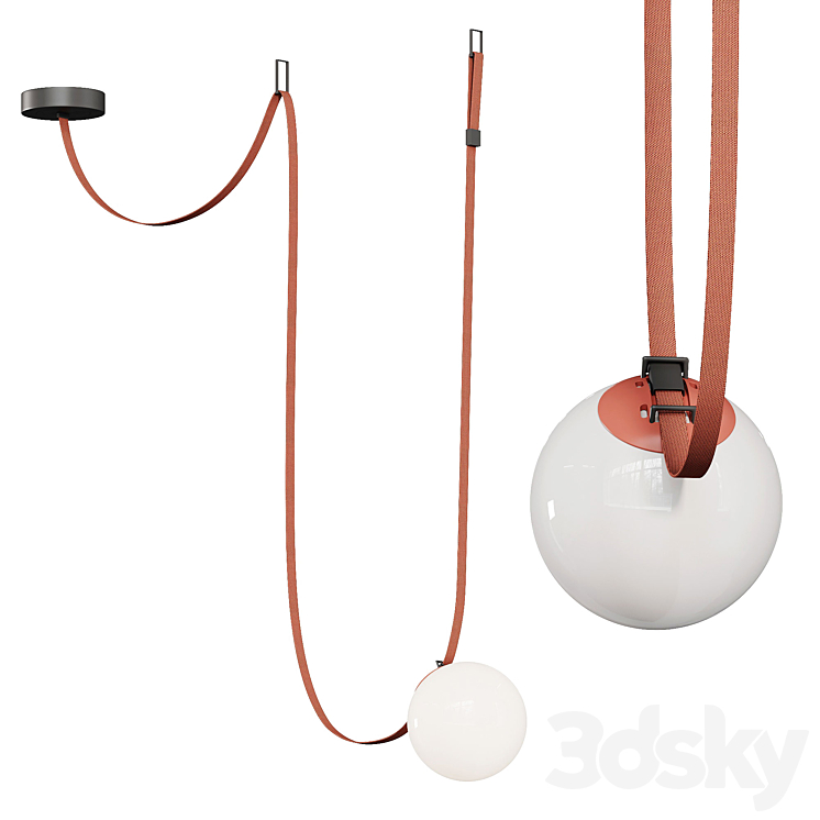 Vibia Plus Minus Ball - Pendant light - 3D model